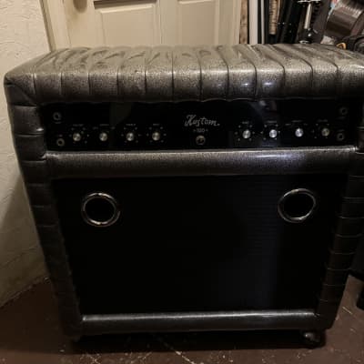 Kustom 100 amplifier combo. - Silver sparkle | Reverb