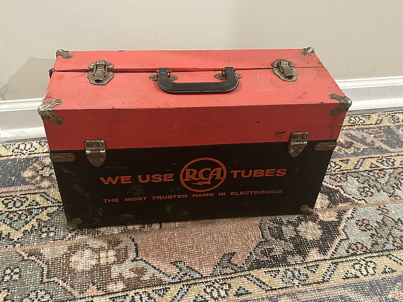 RCA Tube Caddy 1950’s Filled w Vintage Tubes | Reverb