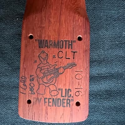 Warmoth Stratocaster Neck - Padauk with Dark Indian Rosewood | Reverb