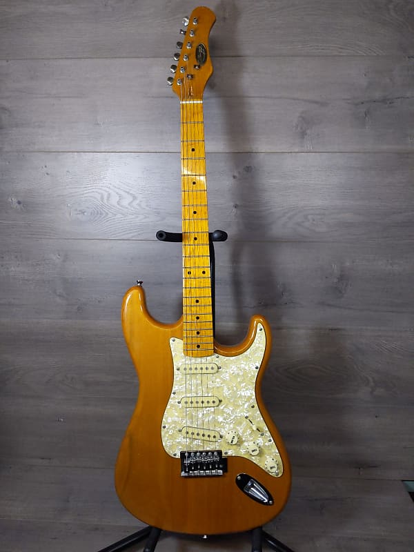 Vintage Stagg Stratocaster - Brass Headstock Logo | Reverb