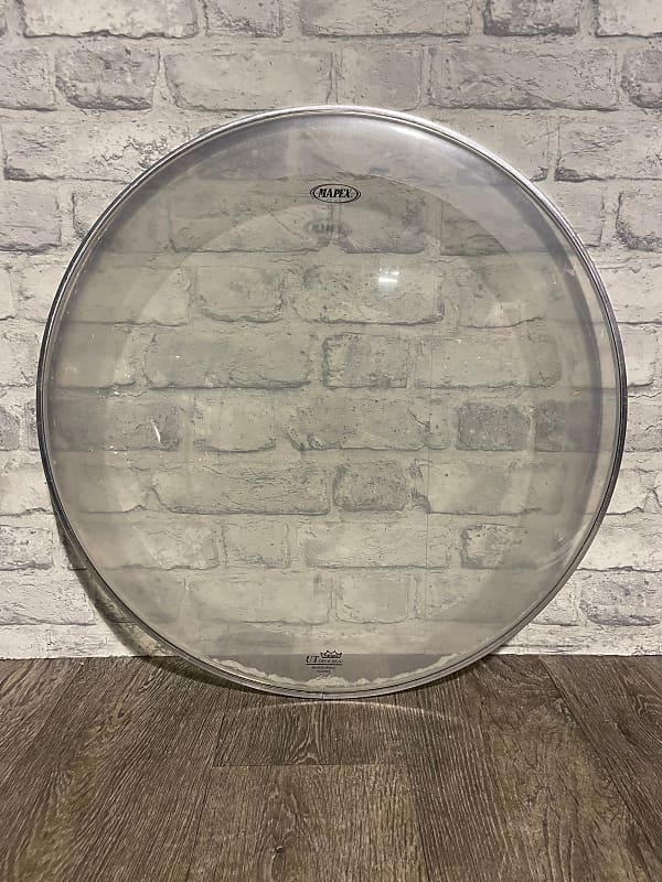 Mapex by Remo Clear Batter Bass Drum Head Skin 22” #BHS1 | Reverb