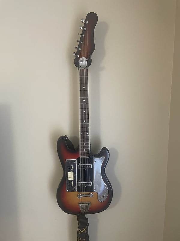 Teisco VN-2 Baritone 1960’s - Sunburst | Reverb