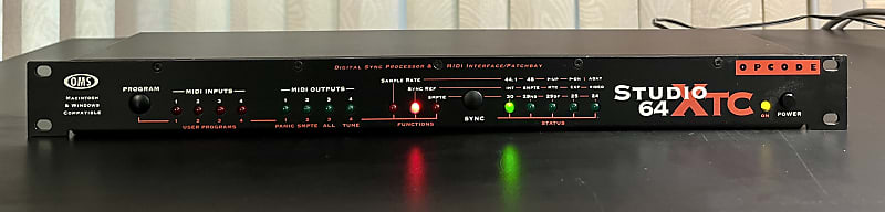 Opcode Studio 64Xtc Digital Sync Processor and Midi | Reverb