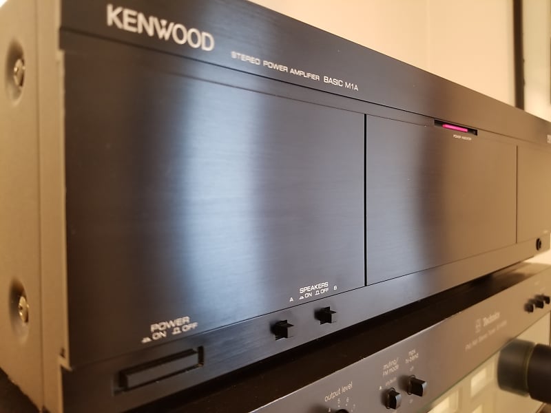 Kenwood Basic M1A Power Amplifier with 110 Watts/Channel - | Reverb