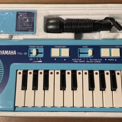 Yamaha TYU-30 Fun Keyboard 1980s Blue | Reverb