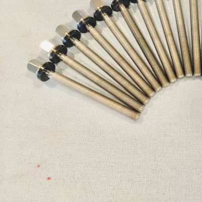 (12) DW 2” Tension Rods Chrome True Pitch TP30 Snare Drum | Reverb