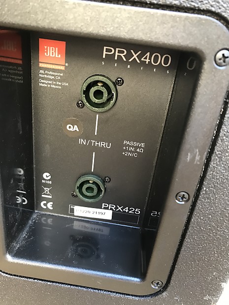 JBL prx 425 speakers Pair Prx 425 2016 Black | Reverb