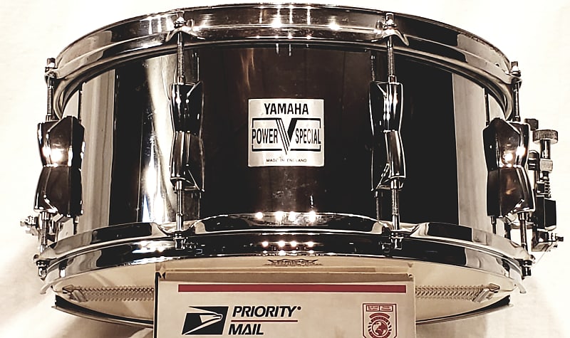 Yamaha Power V Special 14 x 6.5, 8 Lug Steel Chrome Snare | Reverb