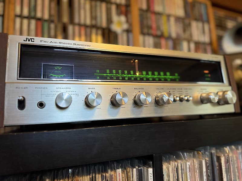 JVC VR-5505 Stereo AM/FM Receiver 1970s - Silver | Reverb