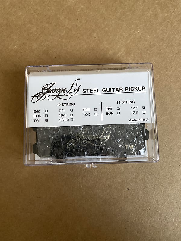 George L Tommy White Pickup 2020 Black plastic | Reverb