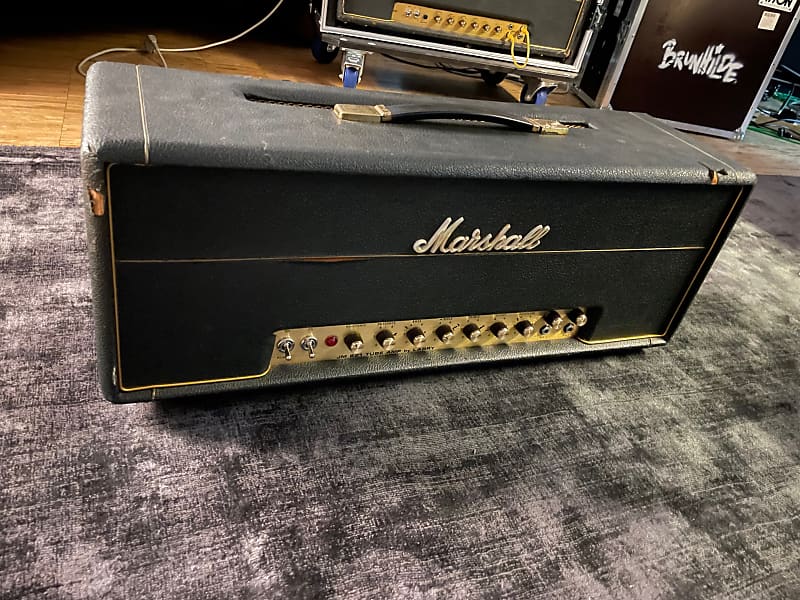 Marshall Plexi 100 watt top 1969 - schwarz | Reverb