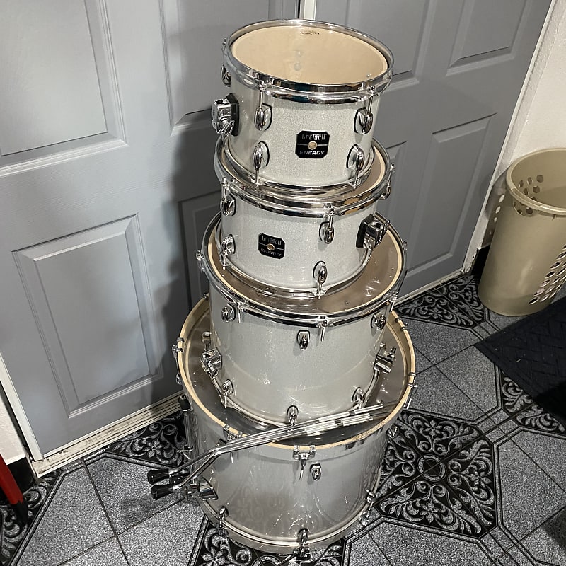 Gretsch Energy 4pc Light Silver Sparkle (Drum Shells/No | Reverb