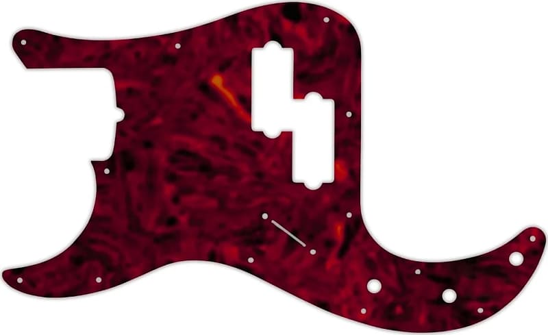 WD Custom Pickguard For Left Hand Fender Tony Franklin | Reverb