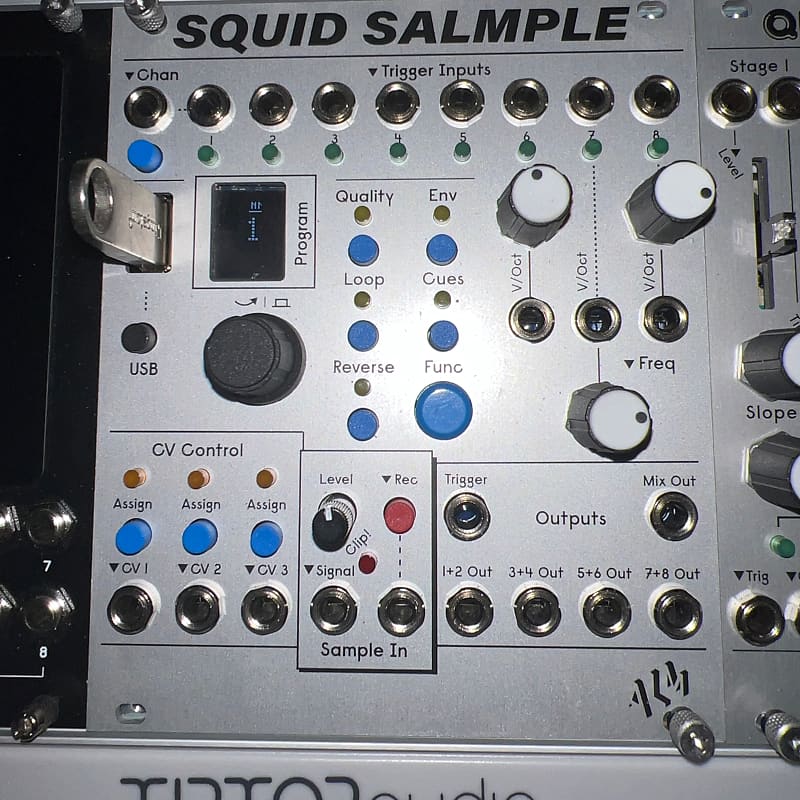Alm Squid Salmple - Eurorack Audio & CV Sampler | Reverb