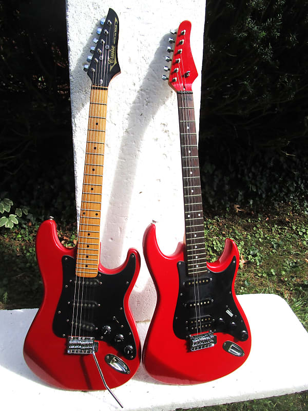 (2) Cruise Stratocaster Copy Guitars, 1980's, Korea, Two For | Reverb