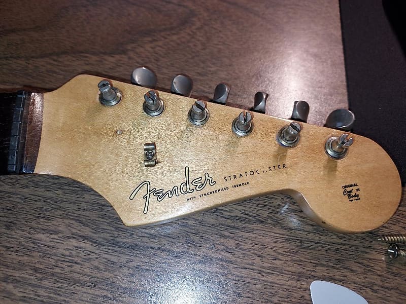 Fender Stratocaster neck only 1959 - Rosewood / Maple | Reverb