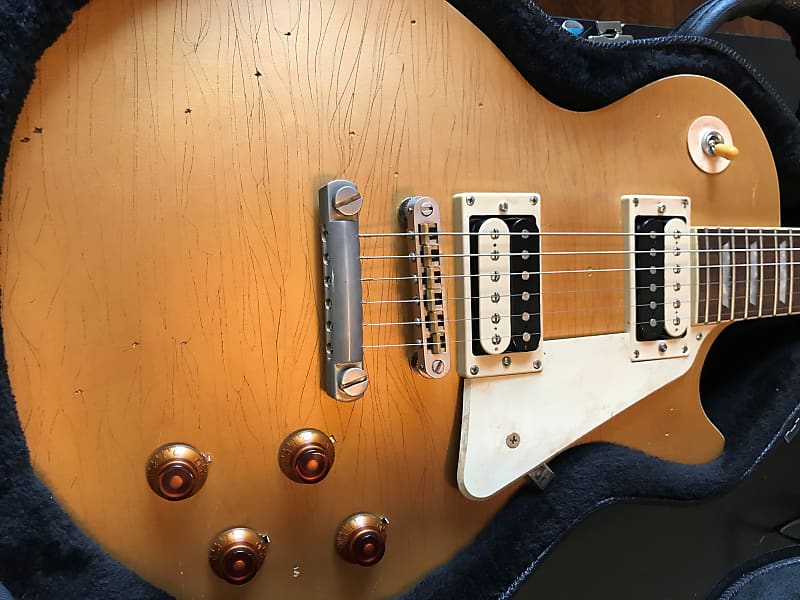 Gibson Aged Relic Gibson Epiphone Les Paul Goldtop from | Reverb