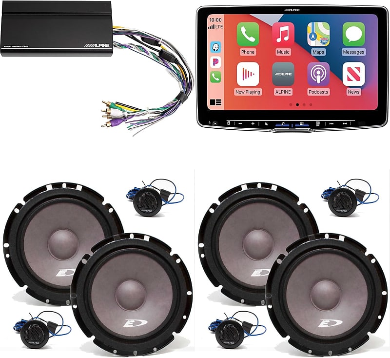 Alpine ILX-F511 11" Receiver 2 Pairs SXE-1751S 6.5" Component | Reverb