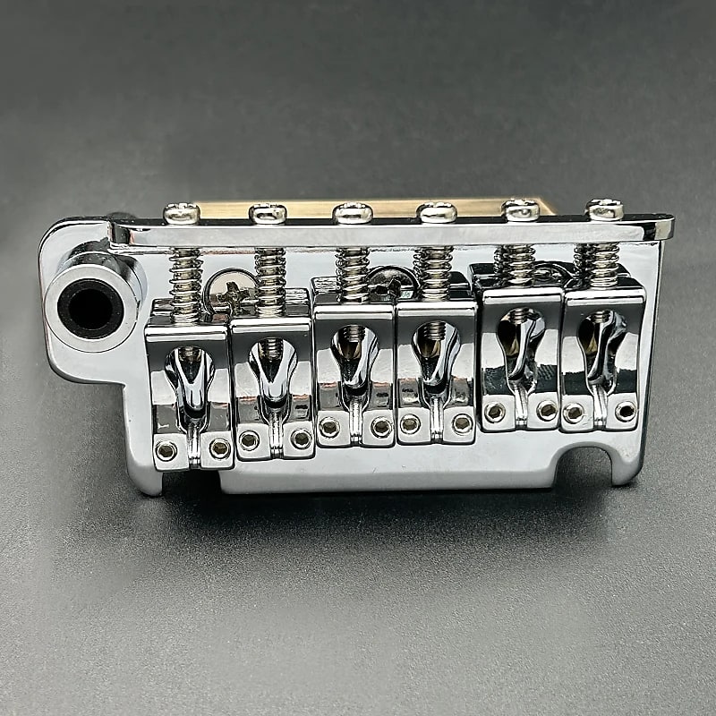 Brass Block Stratocaster Strat Style Guitar 2 Point Bridge | Reverb