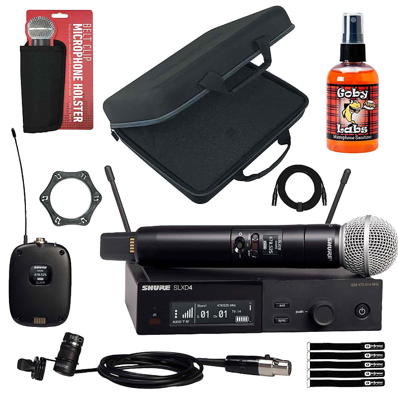 Shure SLXD124/85 DJ Pro Audio Wireless Cardioid Dynamic | Reverb