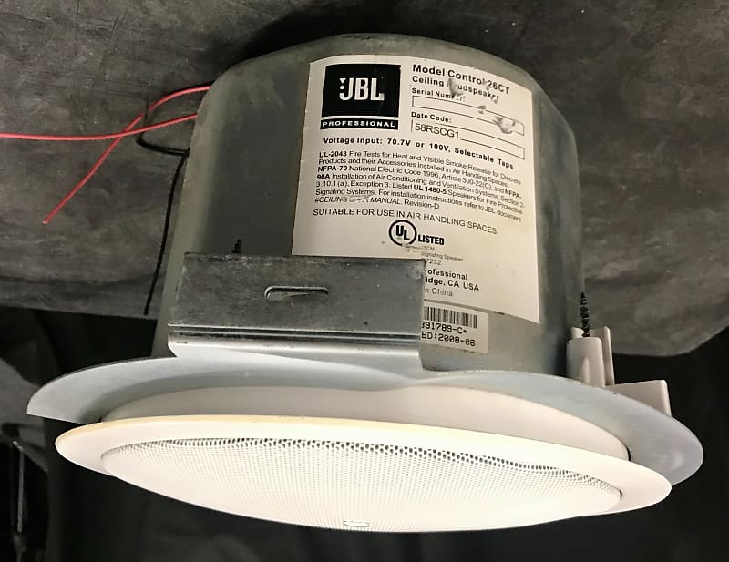 JBL Control 26CT White 6.5" Ceiling Loudspeaker Transducer | Reverb