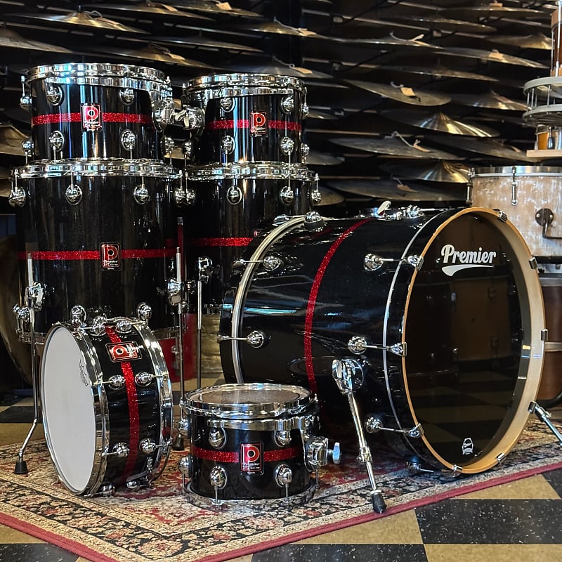 USED Premier Genista Maple 7pc in Blaze Sparkle - 18x22, | Reverb