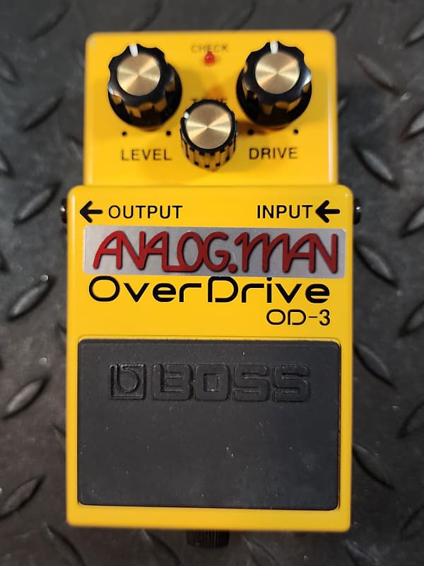 Boss OD-3 Overdrive Analogman Modded Super Mod | Reverb