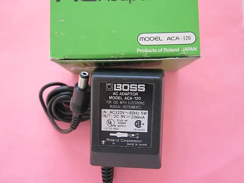 Boss ACA-120 9Volt DC 200mA Adapter. 1988 MIJ, NOS. | Reverb UK