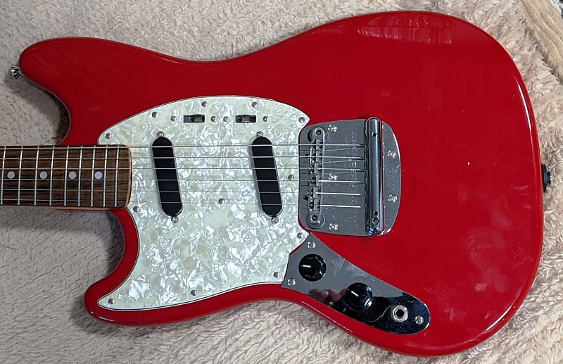 1994/95 Fender Mustang MG-69 Left Handed MIJ Electric Guitar, | Reverb