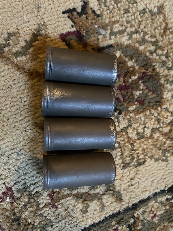 4 original 1950s fender amp tube shields Bassman | Reverb