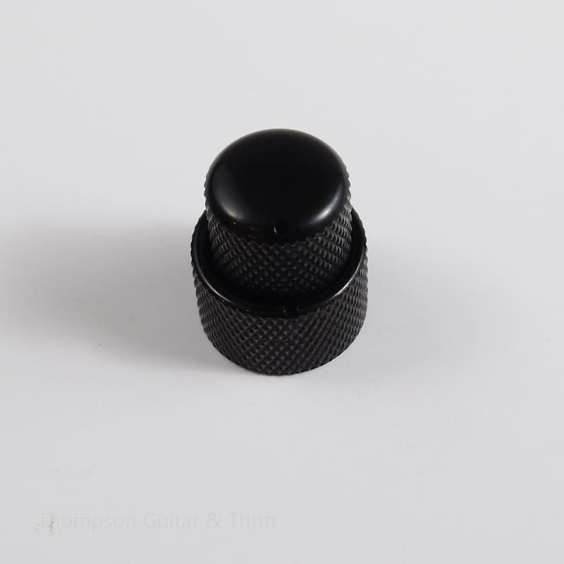 Black Stacked Dual Control Knob Concentric Set with set screw | Reverb