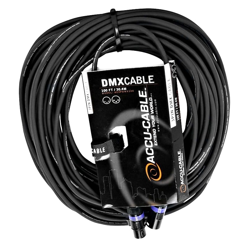 ADJ AC3PDMX100 100FT 3-Pin DMX Cable | Reverb
