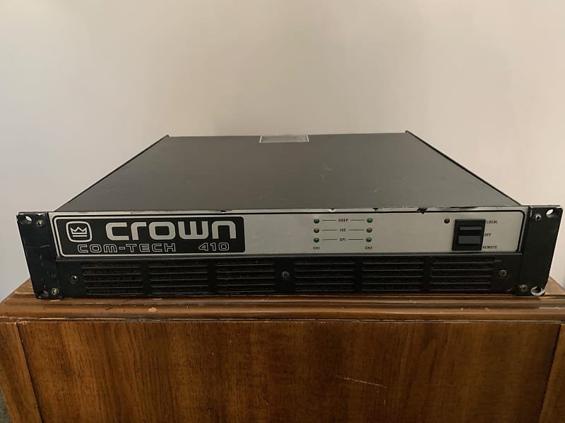 Crown Com-Tech 410 2 Channel Professional Power Amplifier - | Reverb