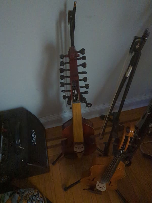 Hand Made 7×7 strings 15" Viola d'Amore SONG Master Bird's | Reverb