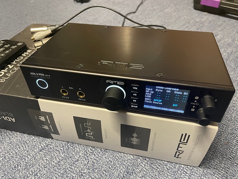 RME ADI-2 Pro FS R Black Edition 2020 | Reverb