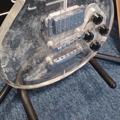 Wesley Perspex Acrylic Electric Guitar 1990's - Invisible | Reverb