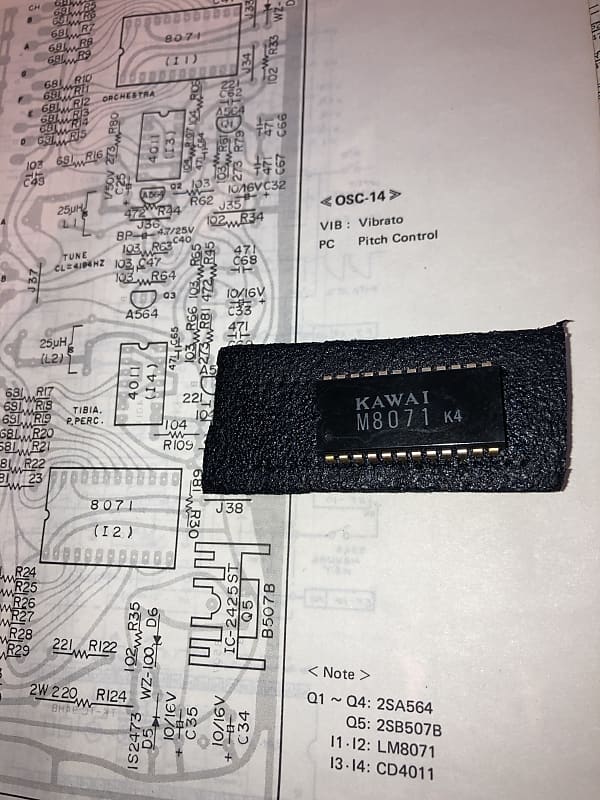 LM8071 M8071 8071 TOS IC Top Octave Synthesiser chip | Reverb UK