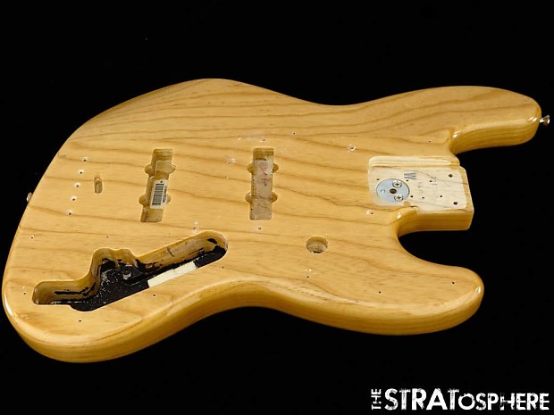2014 Fender Marcus Miller Jazz BASS BODY Bass Guitar Natural | Reverb