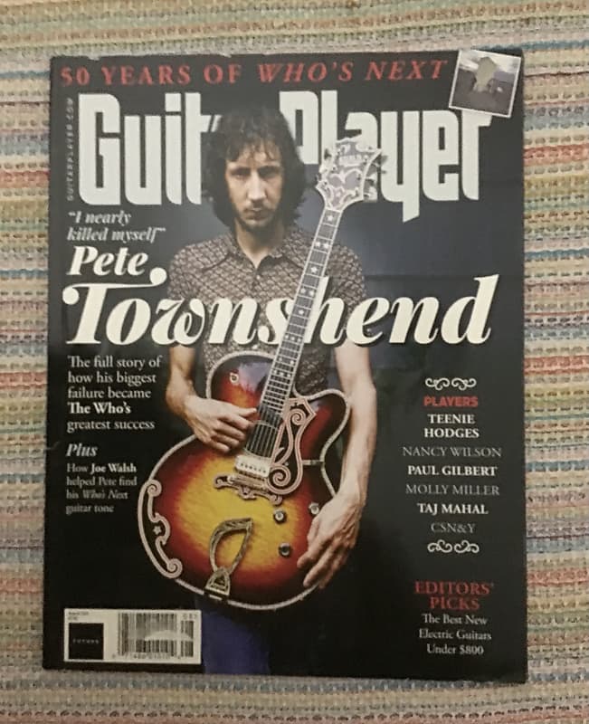 Guitar Player Magazine Back Issue August 2021 - Pete Townsend | Reverb