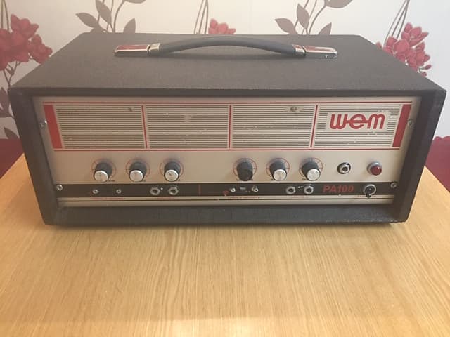 WEM PA100 1960's S/S Amplifier | Reverb