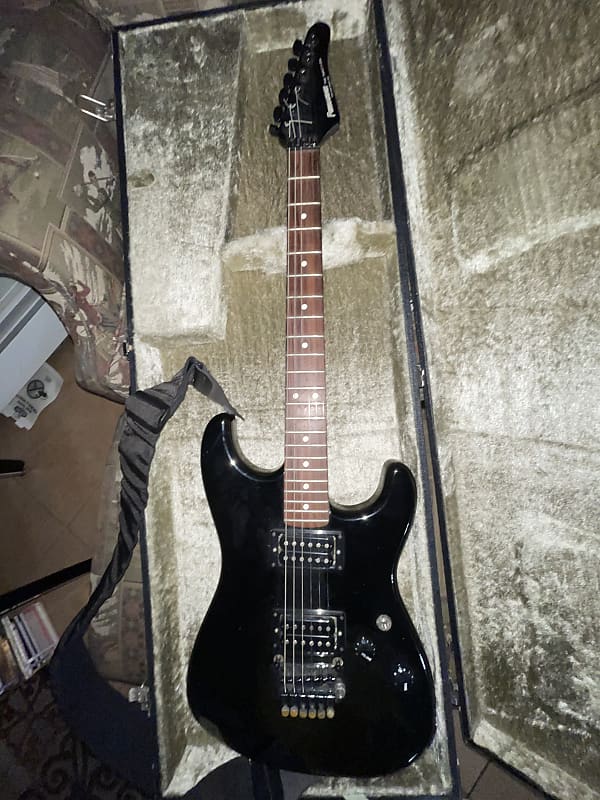 Fernandes The Function Stratocaster Black electric guitar | Reverb