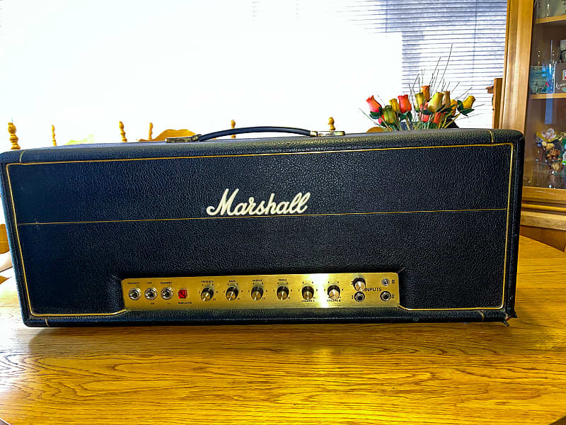 1969 Vintage Marshall Amp Super Lead 100w (Aldrich Mod) - | Reverb