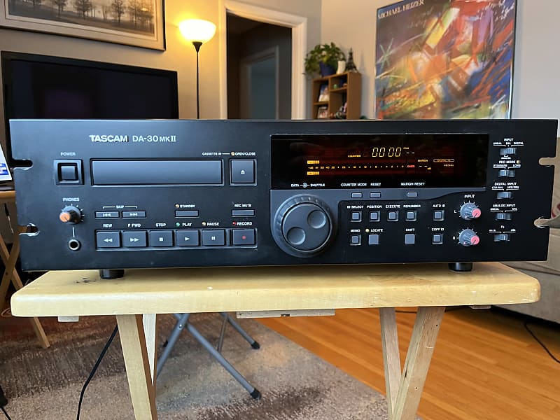 TASCAM DA-30 MKII Digital Audio Tape Deck DAT Recorder 1990s | Reverb