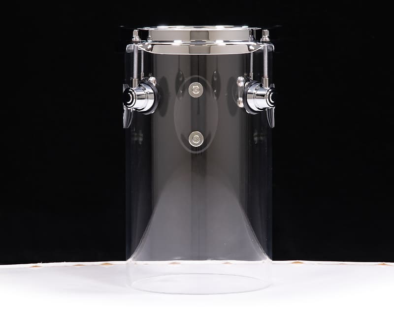 DW Design Series Rata Tom 6x10 w/TB12 - Clear Acrylic | Reverb