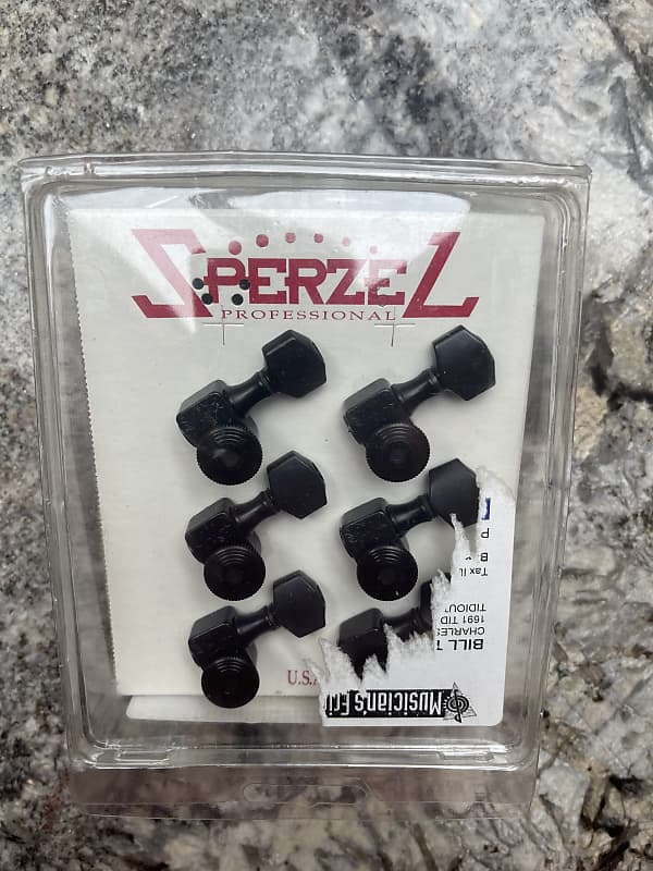 Sperzel Locking Tuners Black | Reverb