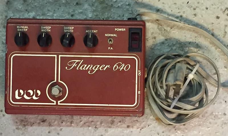DOD flanger 640 1979 Red | Reverb