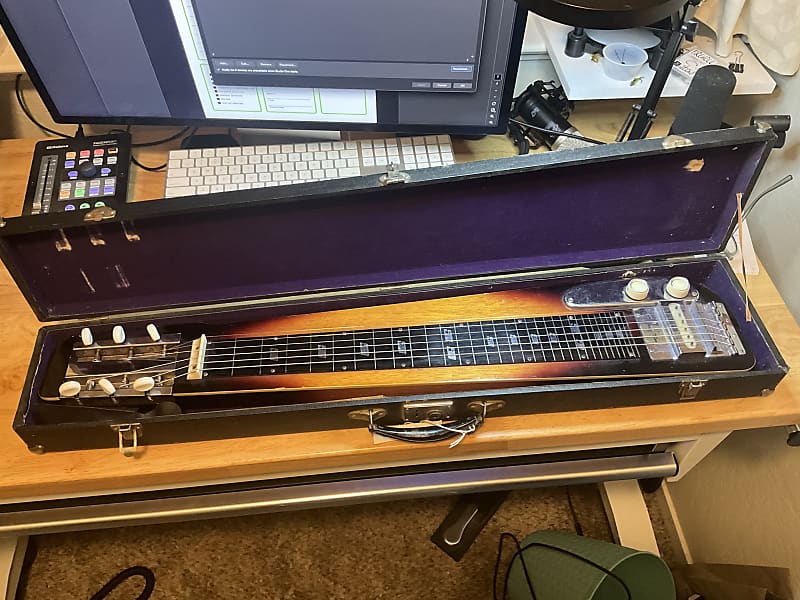 Guyatone HG-86B 1960’s - Black with Yellow | Reverb