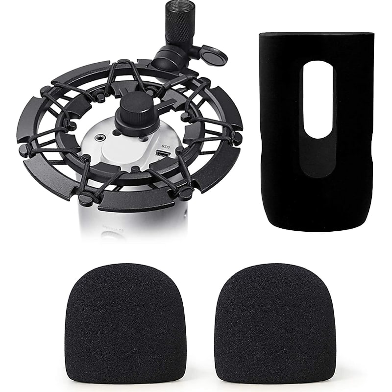 Blue Yeti Shock Mount With Foam Windscreen And Full | Reverb