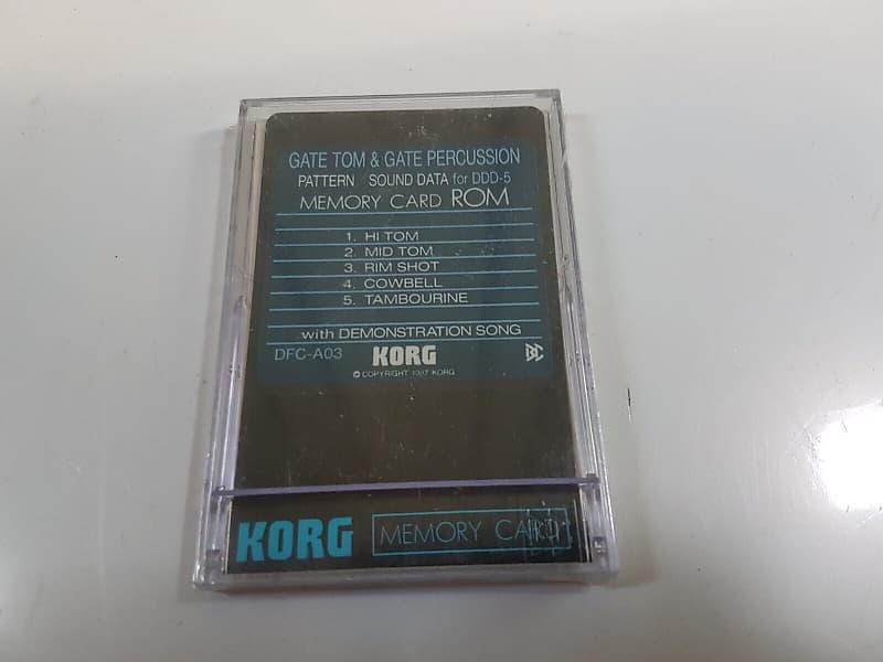 Korg Ddd 1 / Ddd 5 Sound Card Gate Tom / Gate Percussion | Reverb