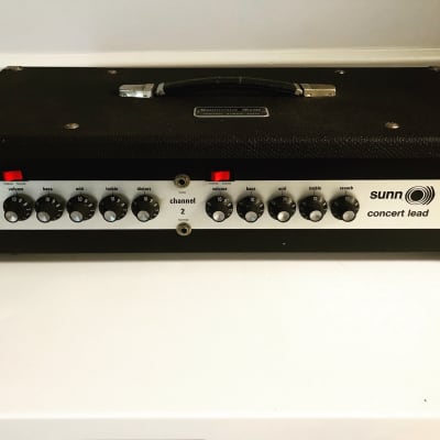 Sunn Concert Lead 1974 Head and Cab | Reverb